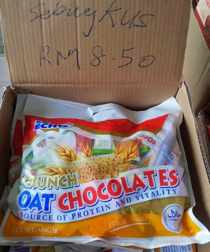 HARGA OAT CHOCO DI KEDAI JAJAN & BORONG 2014 ~ PELANGI INDAH