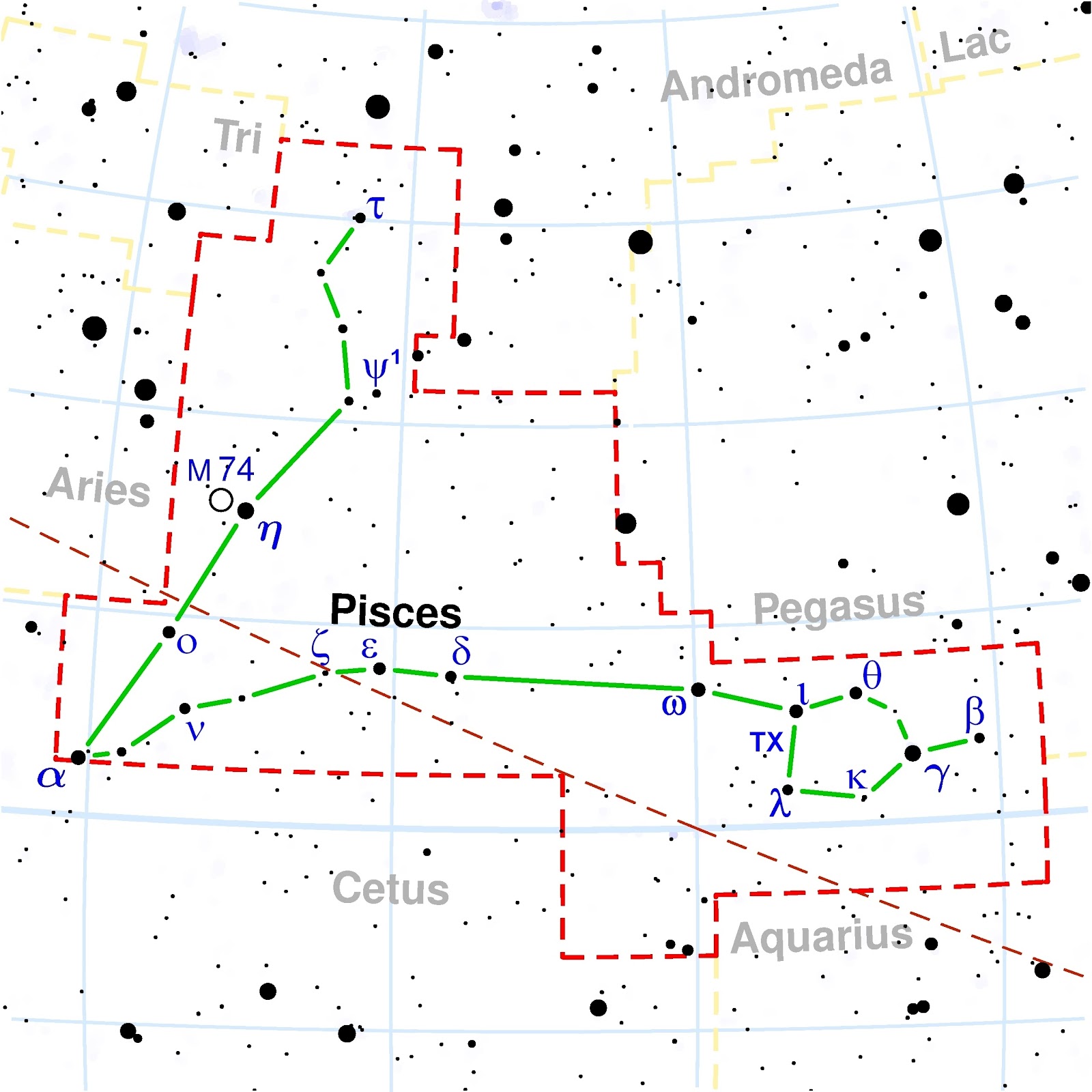 Astronomia: Pisces ( Peixes )