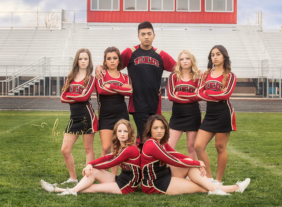 Columbia High Cheer Team Portraits | Nampa ID