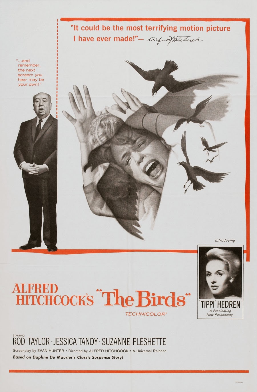 Vintage Publicity Posters for "The Birds" ~ Vintage Everyday