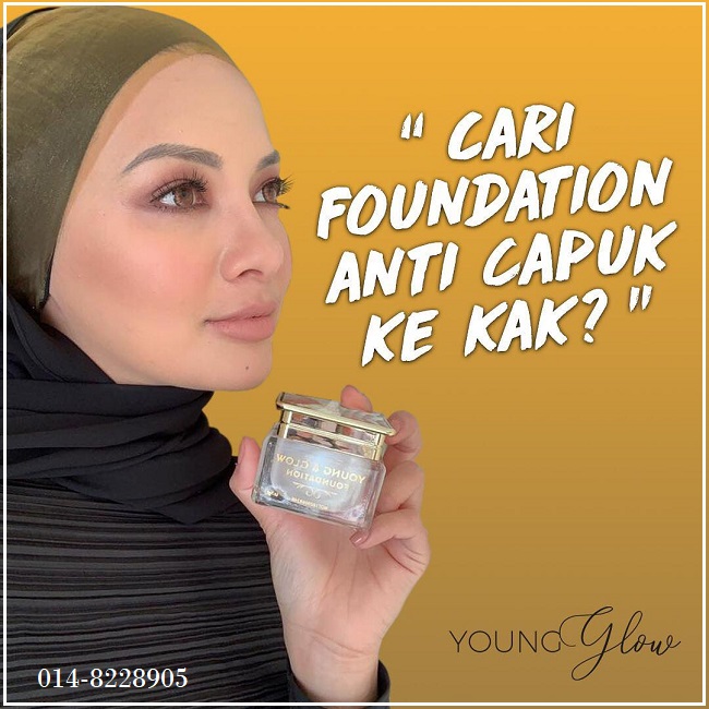 Young & Glow Foundation New Edition 2021 - Makeup Viral Terlaris & Terbaik! Young & Glow Foundation New Edition 2021 - Makeup Viral Terlaris & Terbaik!