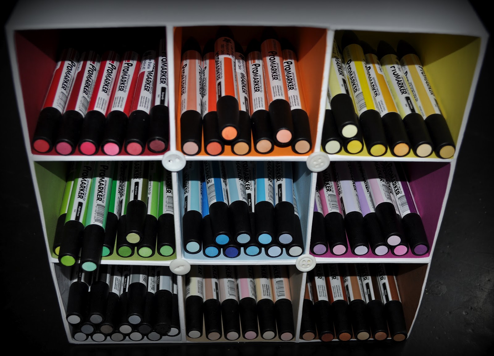 lillefashion.by.lise: Promarkers oppbevaring DIY (gjør det selv ...