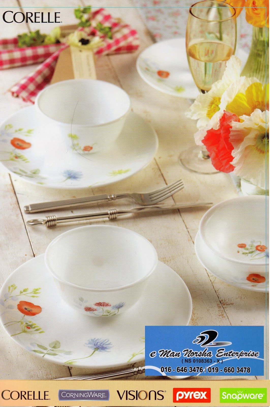 Eman Norsha Enterprise (NS0108363-X): Set Pinggan/ Set Periuk berjenama