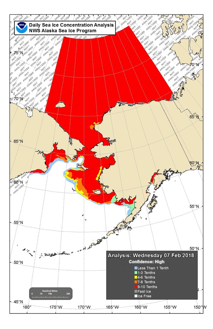 Deep Cold: Alaska Weather & Climate: Bering Sea Ice Loss