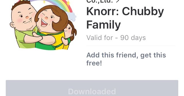 LINE Stickers Community: Free-Knorr: Chubby Family sticker