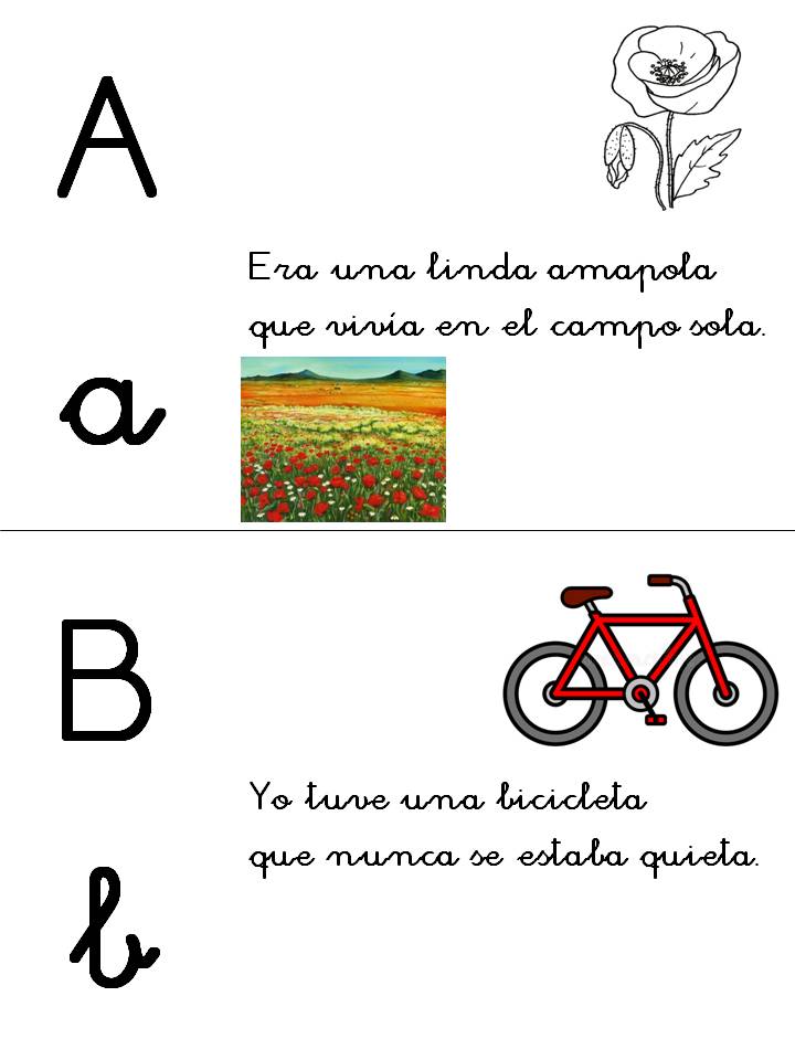 Maestra de infantil: Rimas del abecedario