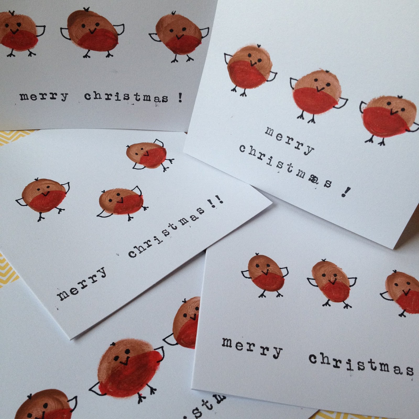 my two girls: Red Robin Christmas Cards