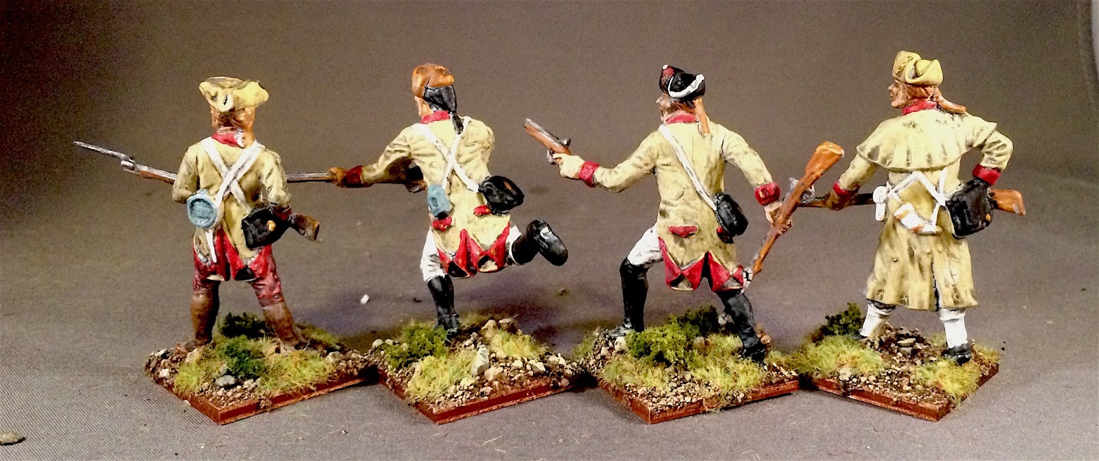Bob's Miniature Wargaming Blog: 54mm AWI Provincials