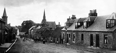 Tour Scotland: Old Photograph Wester Loan Road Milnathort Scotland