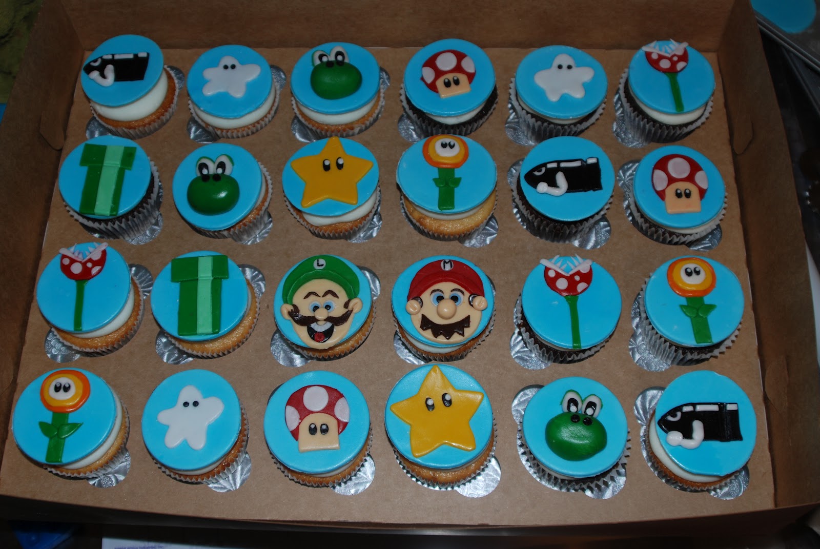 Mario Bros. Cupcakes