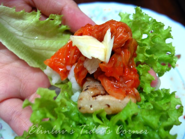 Elinluv's Tidbits Corner: Ssambap - Korean Rice Wrap With Lettuce