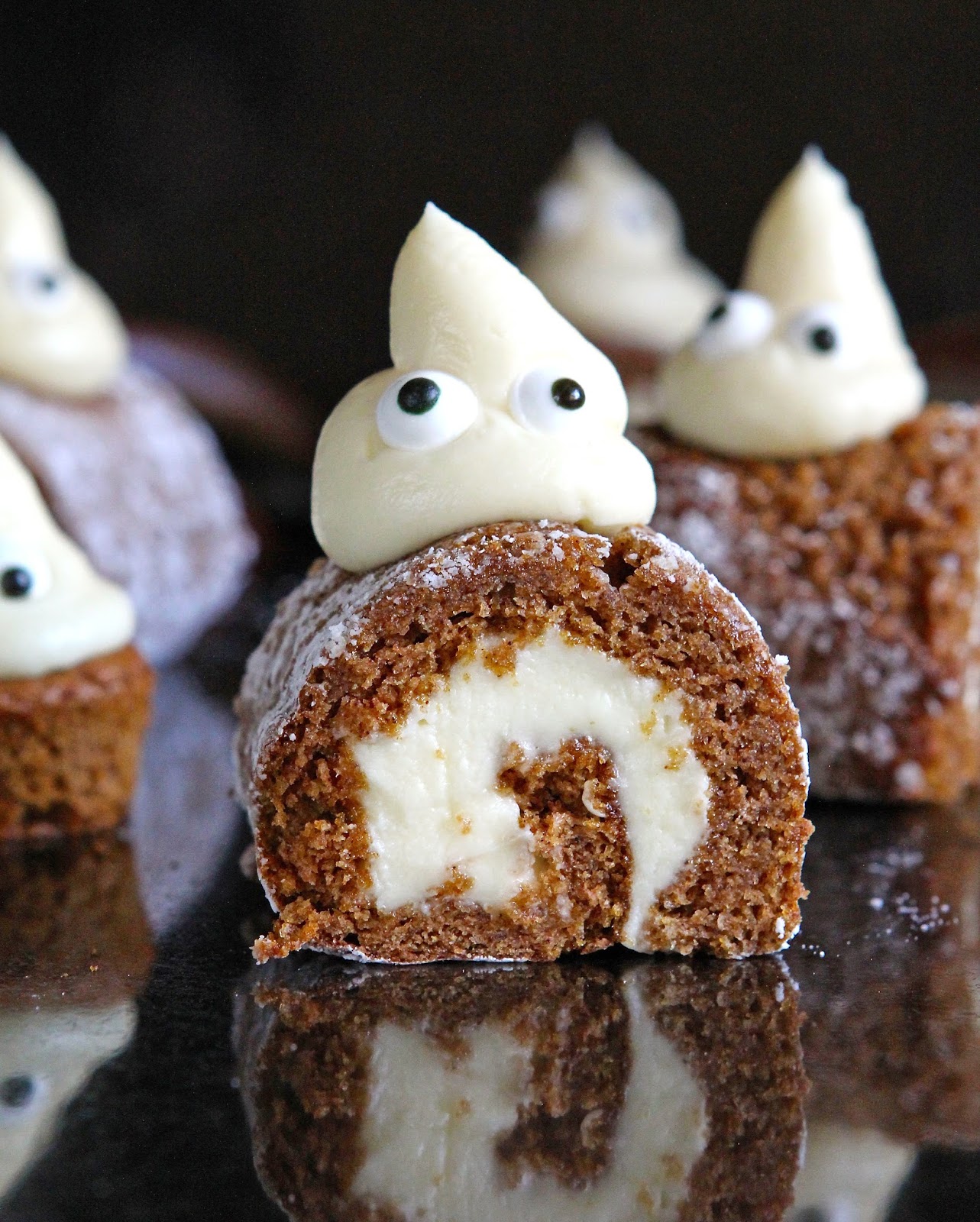 Gluten Free Alchemist: Halloween Pumpkin Mini Rolls - A Ghostly ...