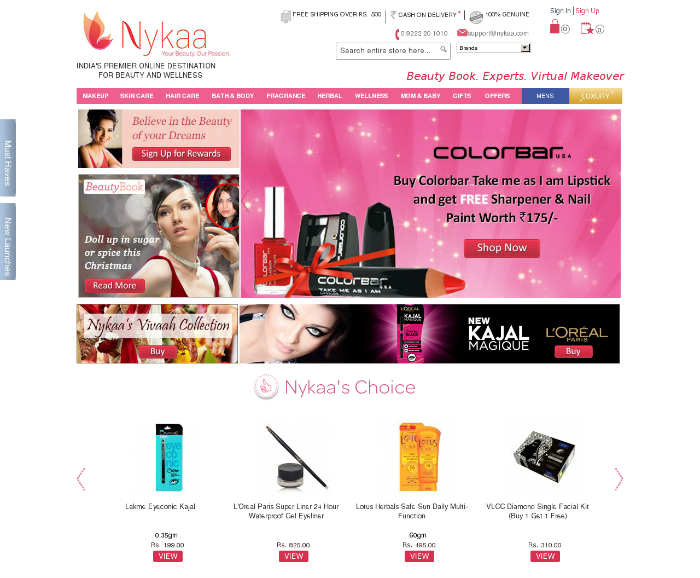 Nykaa.com Shopping Experience and Haul