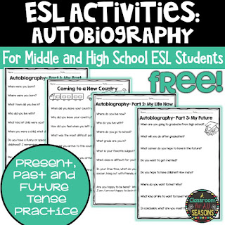 Autobiography Writing For ESL Students - A Classroom For All Seasons