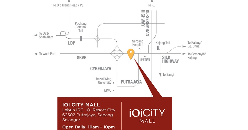 Kajang Mrt To Ioi City Mall