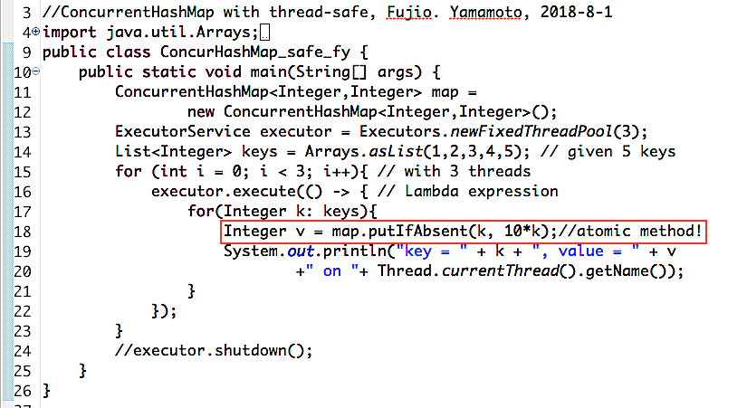 Sparse Dense By Foyo Using Java S Concurrent Hashmap With Lambda Expressions