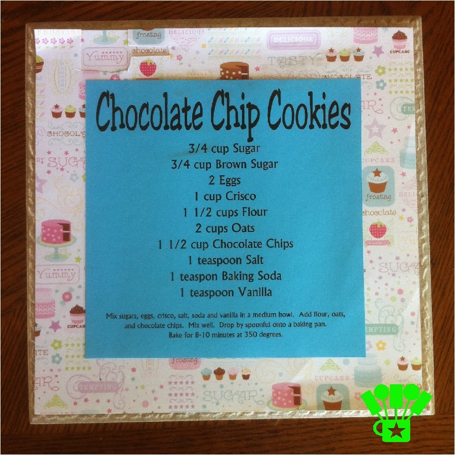 DIY Party Mom: DIY Kitchen Recipe Signs