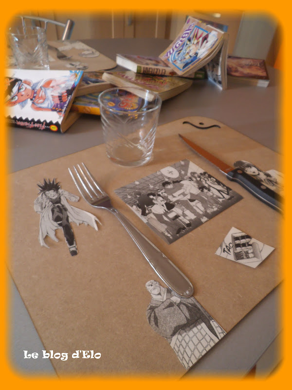 LE BLOG D'ELO: Déco de table " Mangas"...