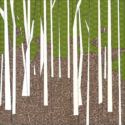 Trillium Design: Forest QAL Block 3 ~ Aspen Grove