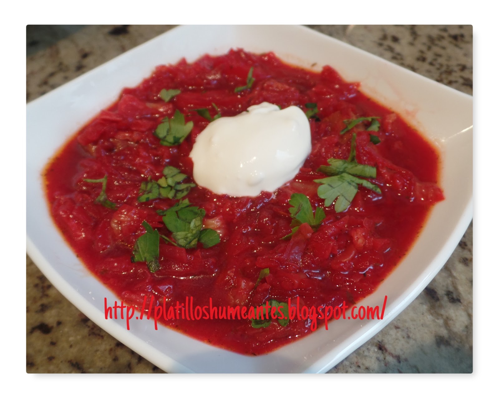 Platillos Humeantes: Borsch
