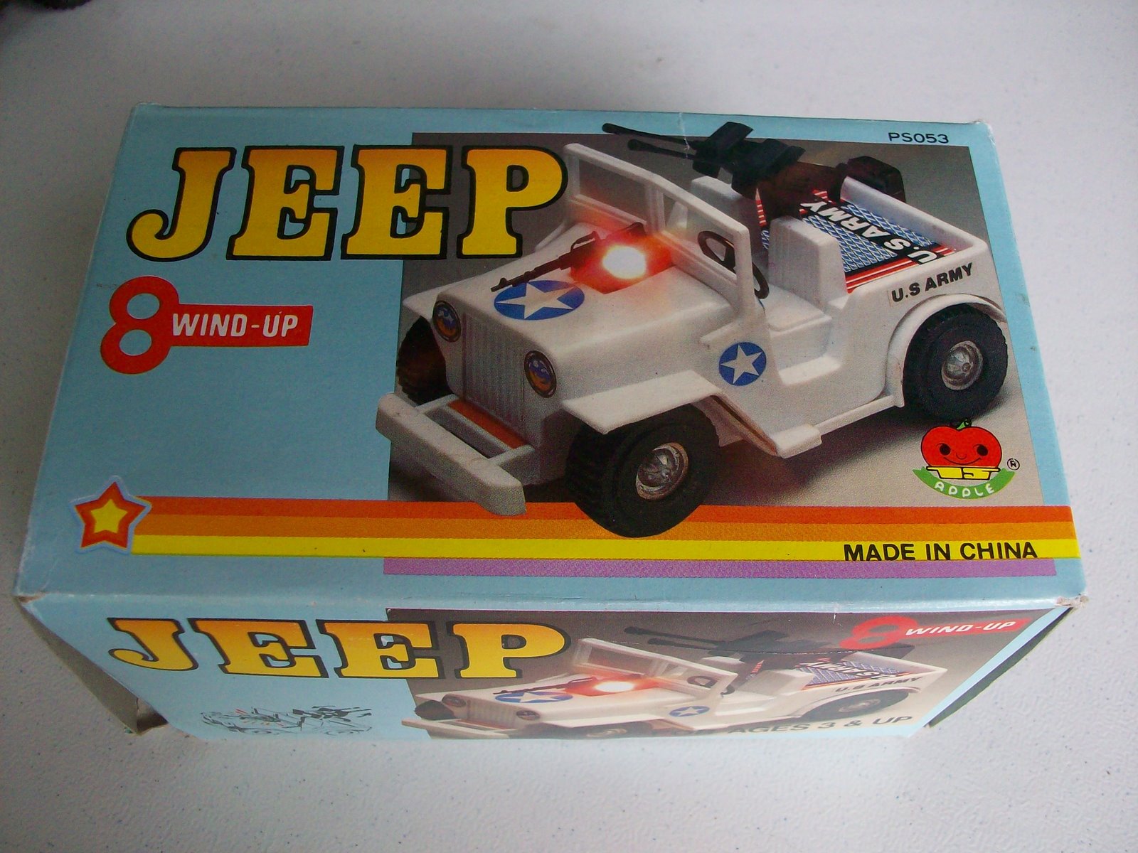 serba vintage: old toys jeep plastic