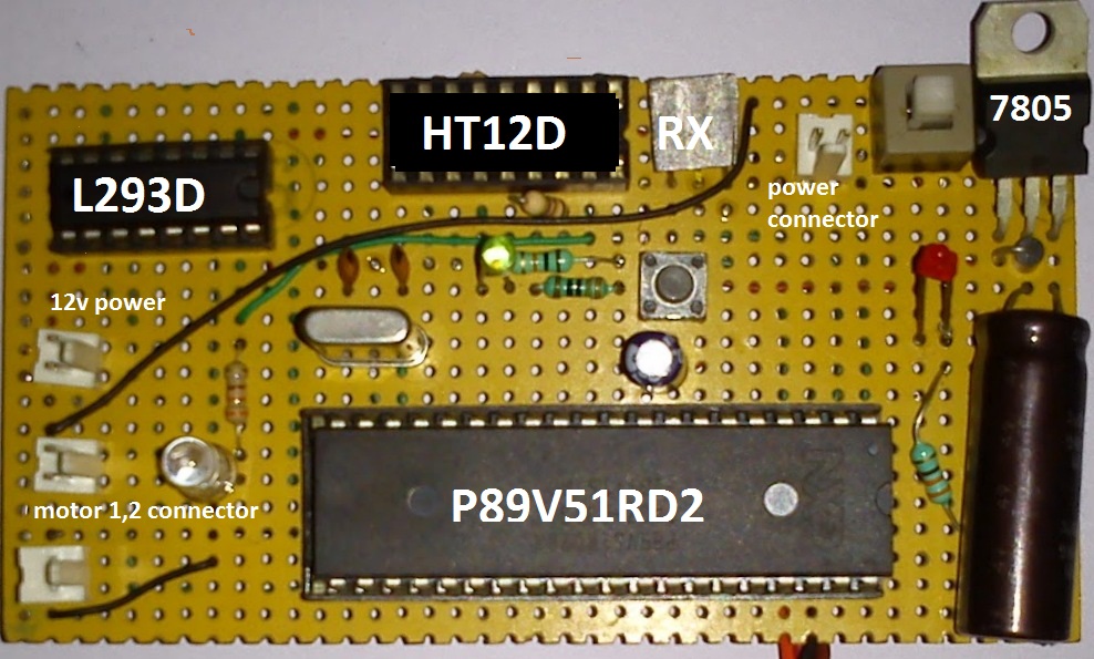 GESTURE CONTROLLED ROBOT(Accelerometer based) ~ 2embeddedrobotics