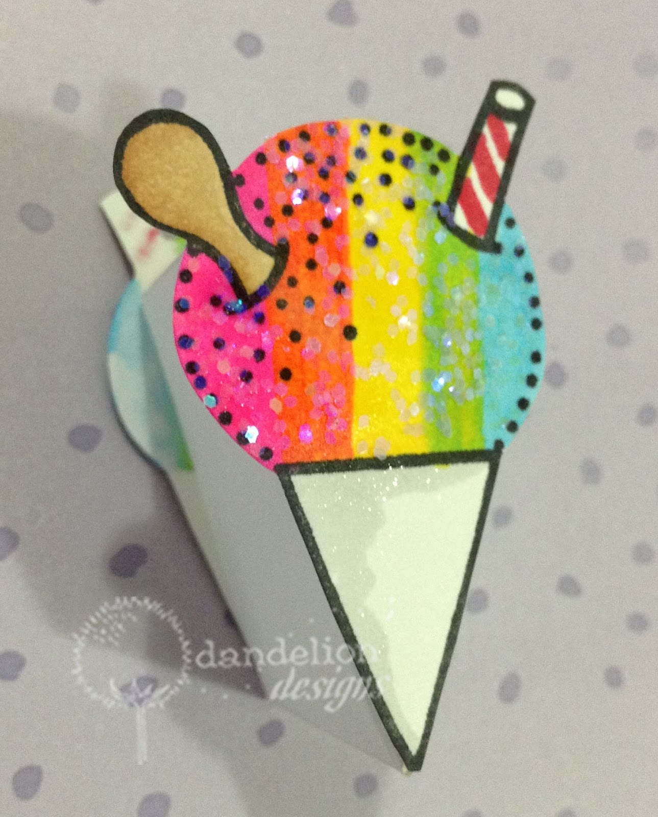 Dandelion Designs: Shave Ice Favors