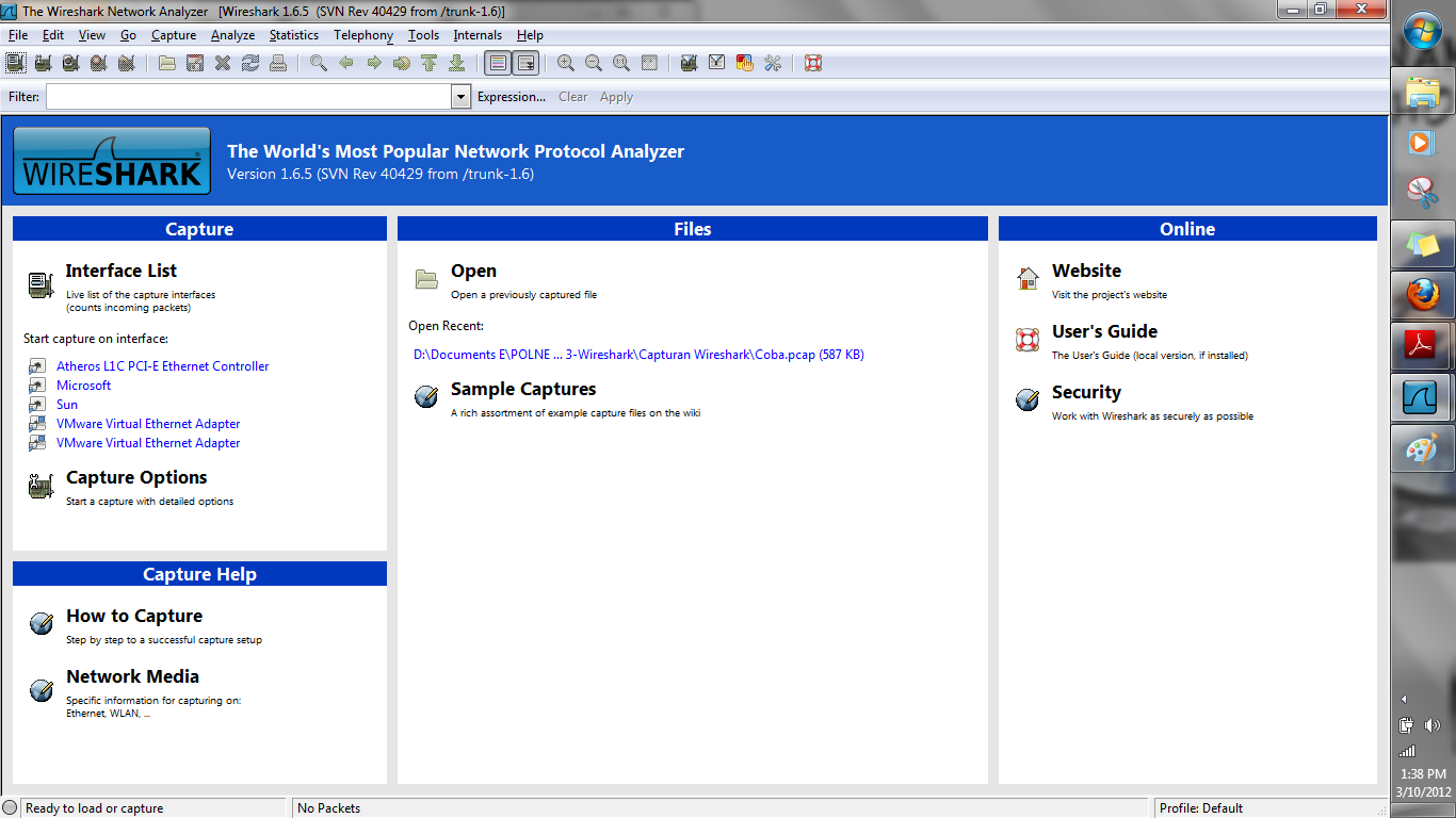 Wireshark (Network Analysis Tools) ~ endrytama