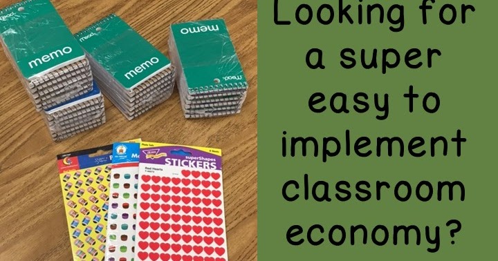 An Apple For The Teacher: Stickers - An Economy In Our Classroom