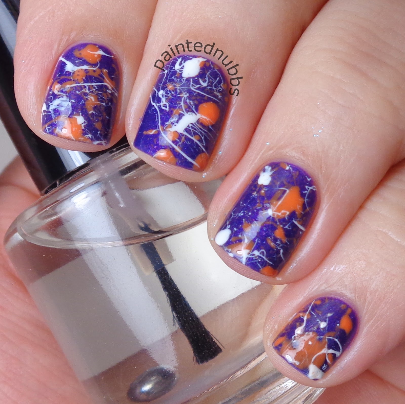 Painted Nubbs: Twinkie Nail Art January Catch Up: Favorite Sports Team ...