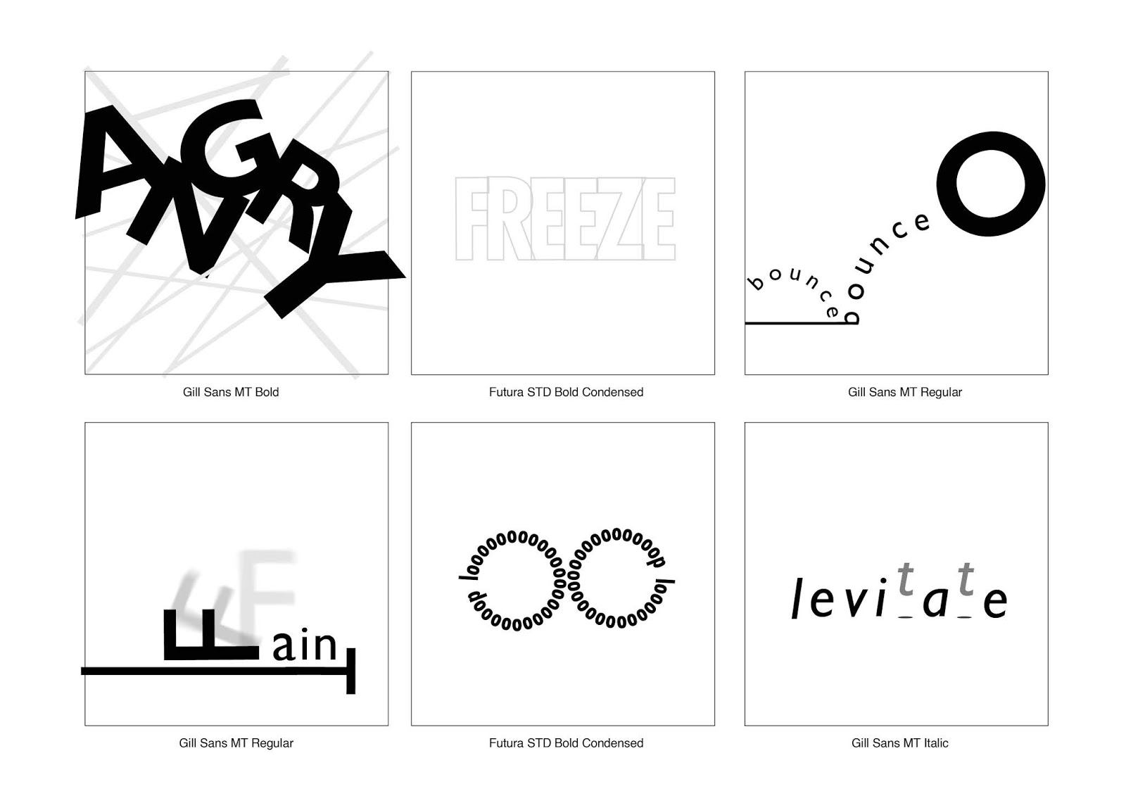 Typography - Exercises