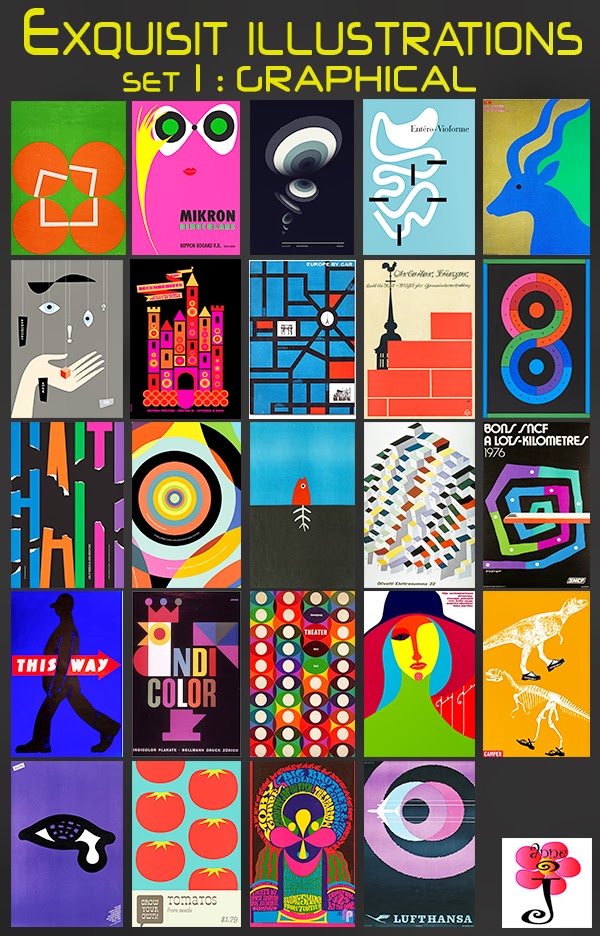 Sims must have: Exquisit Illustrations Set 1 - Graphical