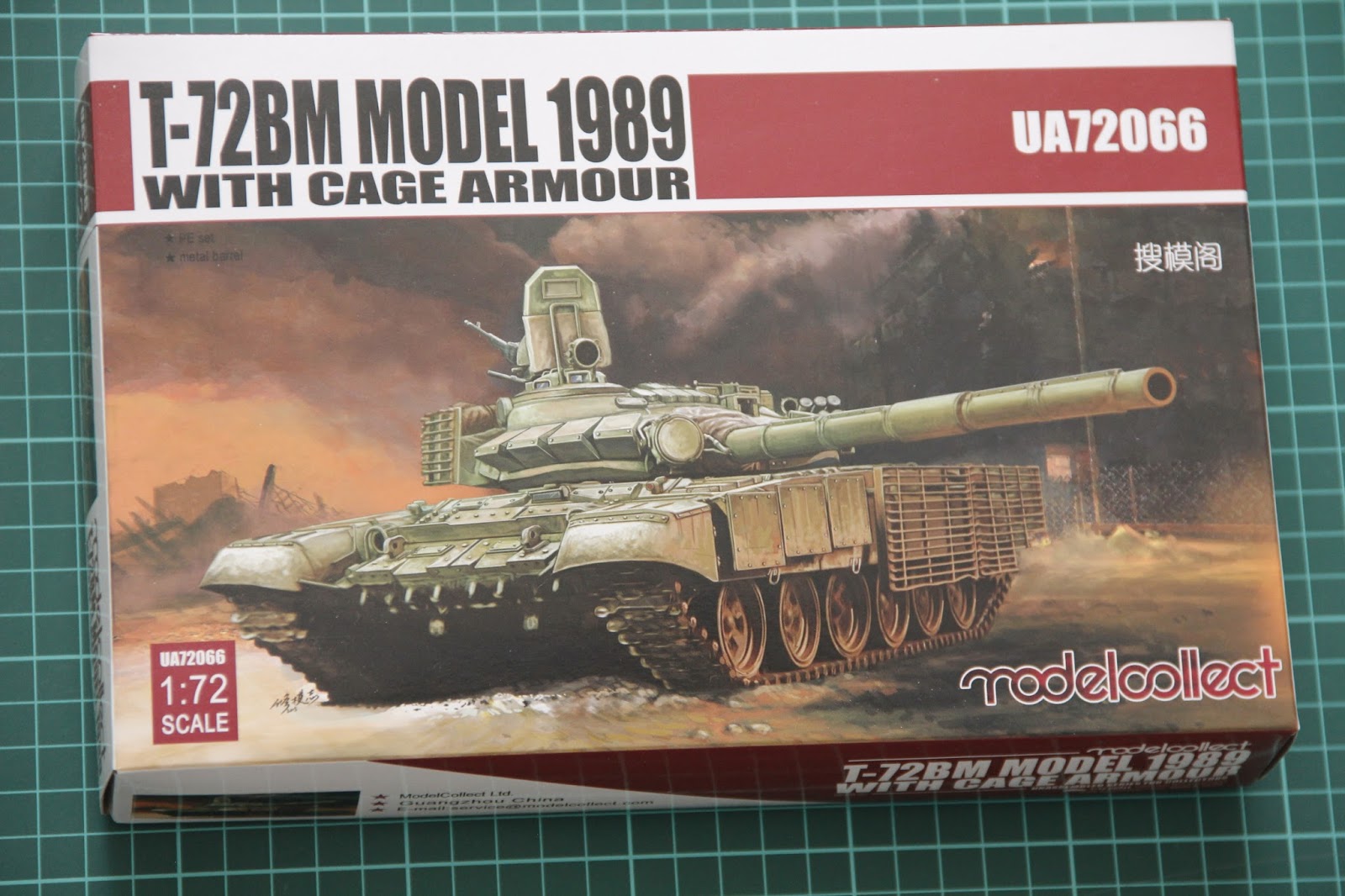 Modelcollect 1/72 T-72BM Model 1989 with Cage Armour (UA72066 ...