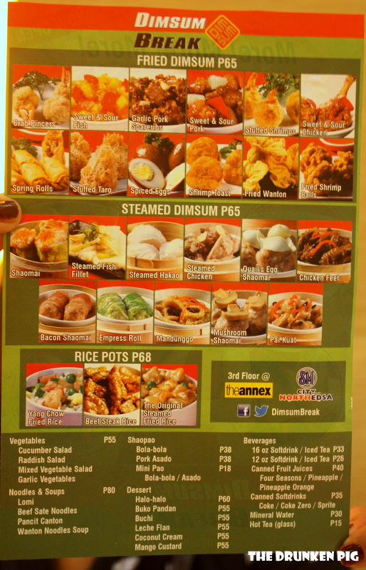 THE DRUNKEN PIG: Break Time at Dimsum Break