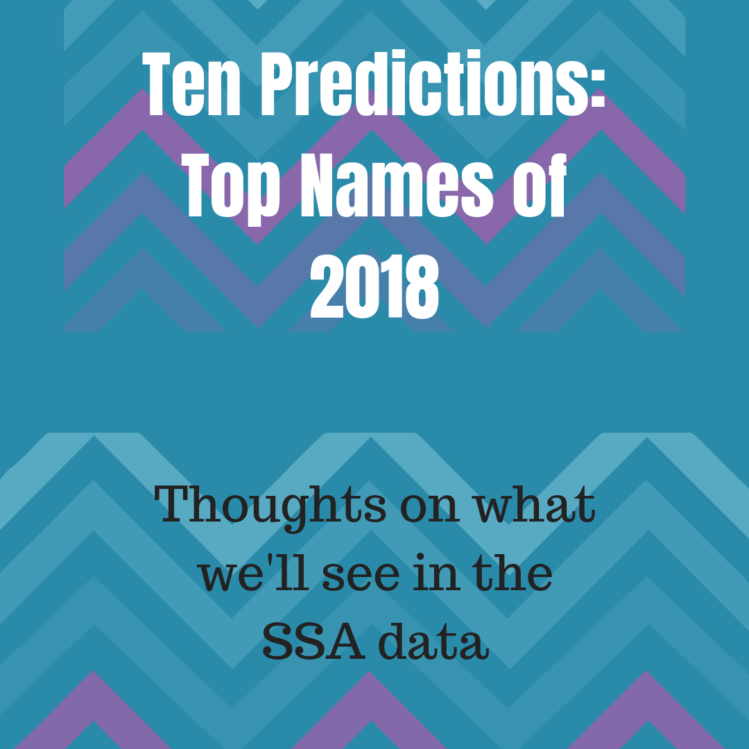 Ten Predictions: Top Baby Names of 2018