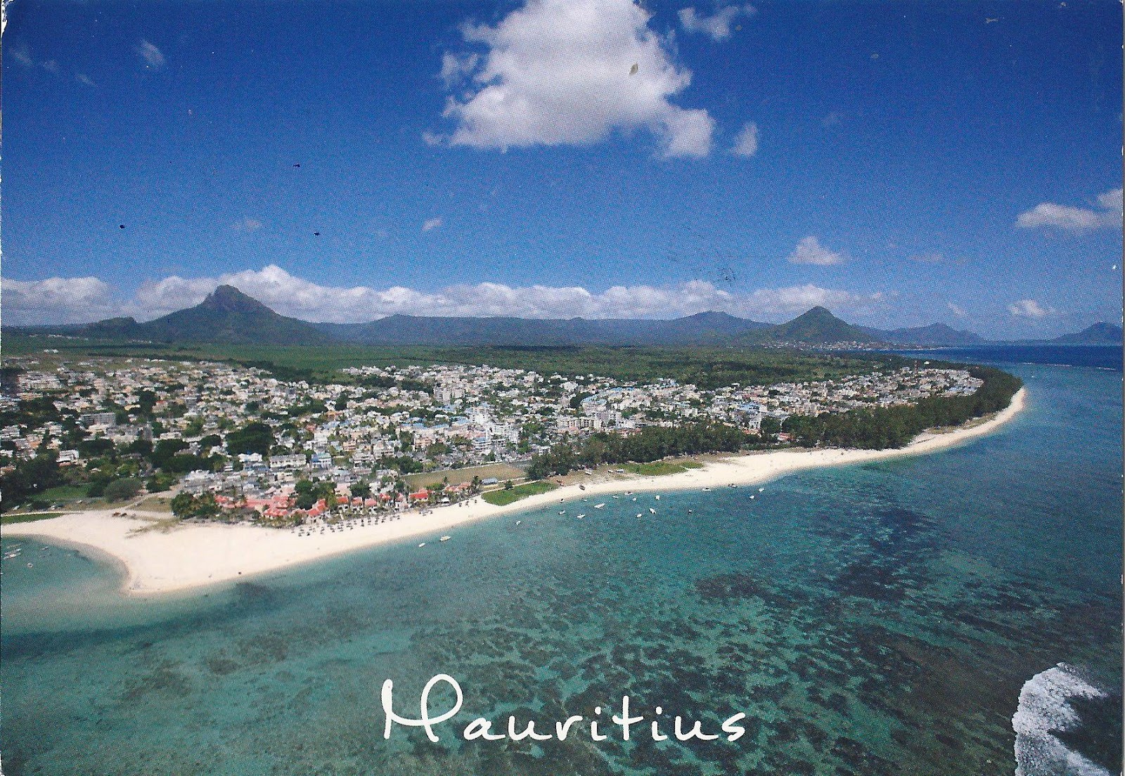 A Journey of Postcards: Flic-en-Flac | Mauritius