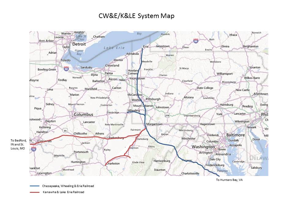 Chesapeake, Wheeling and Erie Railroad: CW&E/K&LE Run-Through Agreement ...