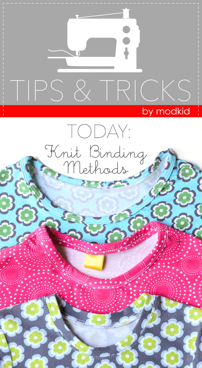 MODKIDBOUTIQUE: Tips & Tricks: Knit Neck Binding 3 Ways