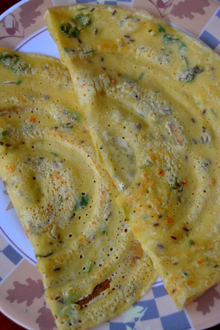 Vaniensamayalarai: Besan puda (gram flour dosa)