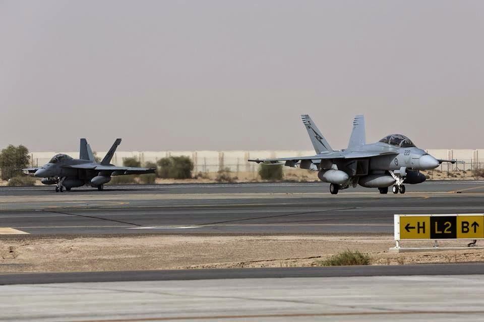MIRAGEC14: AUSTRALIA RAAF Air Task Group arrives in Middle East