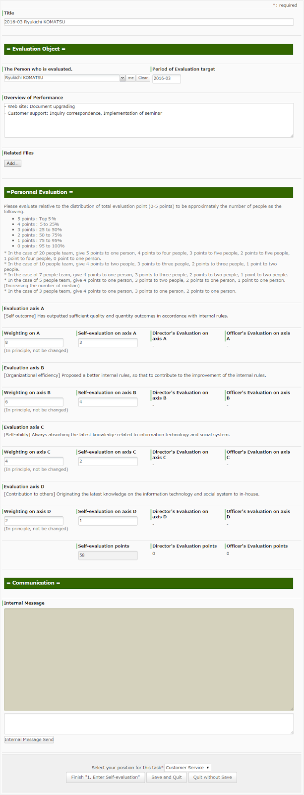 Workflow Sample: March 2016