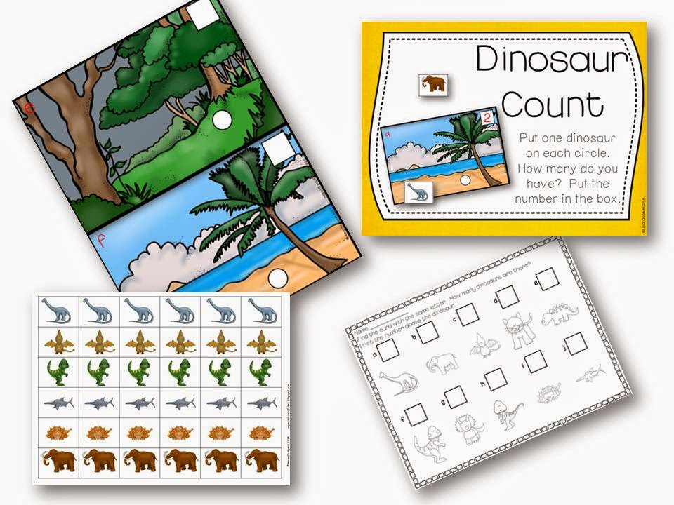 A special kind of class: Dinosaur math stations