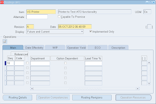 Vipul's Oracle Apps Blog: ATO Model Item