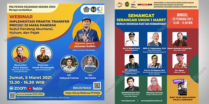 Jasa Desain Pamflet Dan Poster Untuk Sosialisasi, Webinar, Penelitian ...