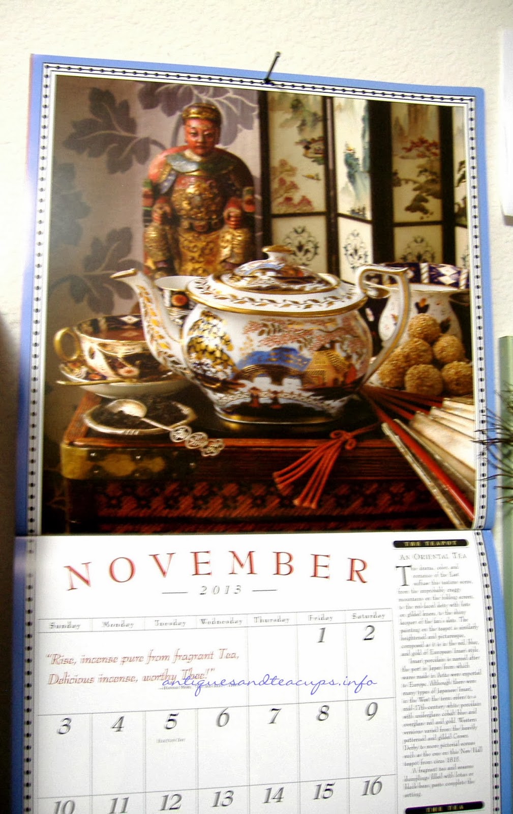 Antiques And Teacups: November arrives with a storm...some tea, sale ...