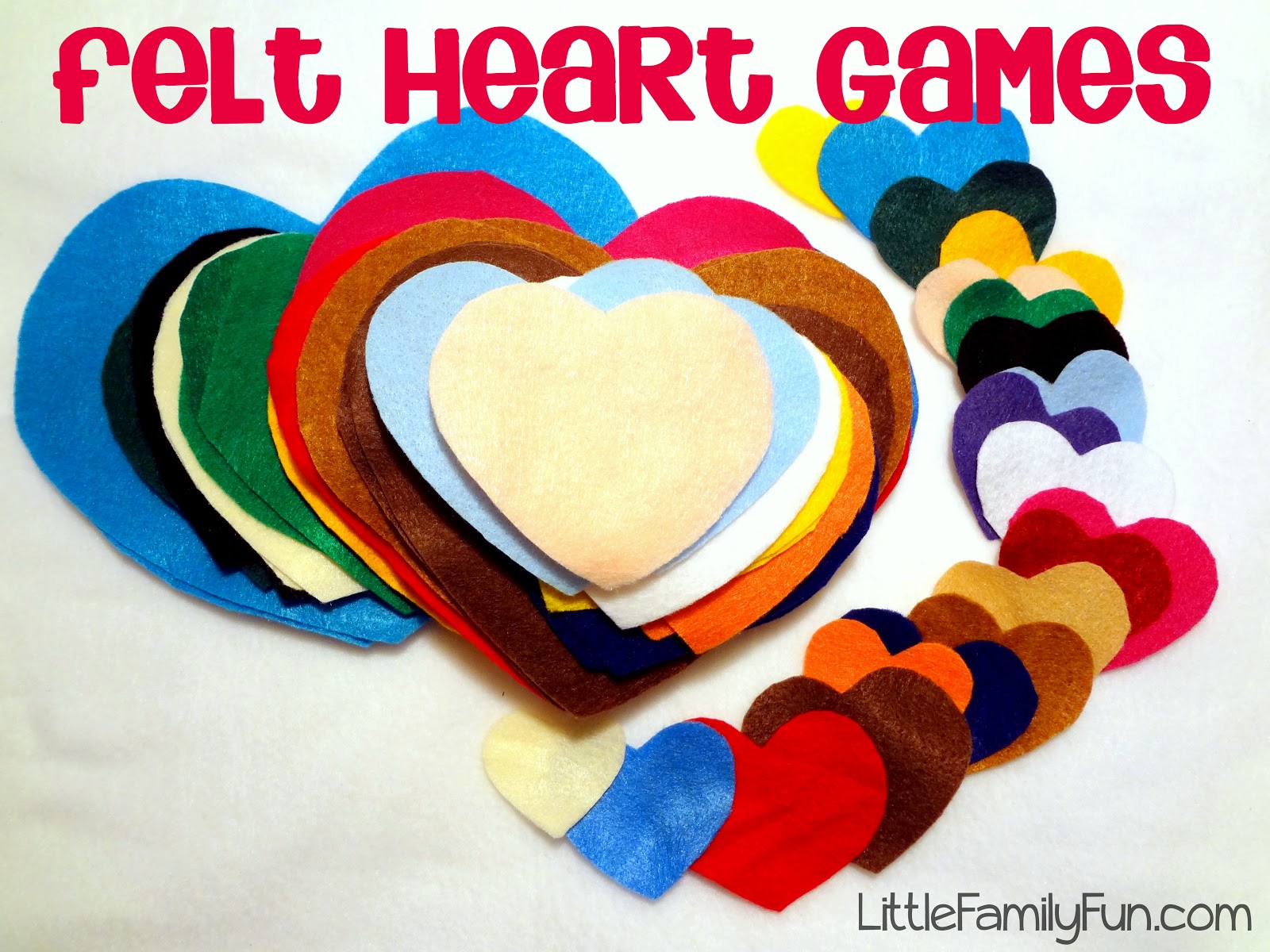 Little Family Fun: Felt Heart Games