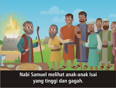 Komik Alkitab Anak: Daud Diurapi Menjadi Raja