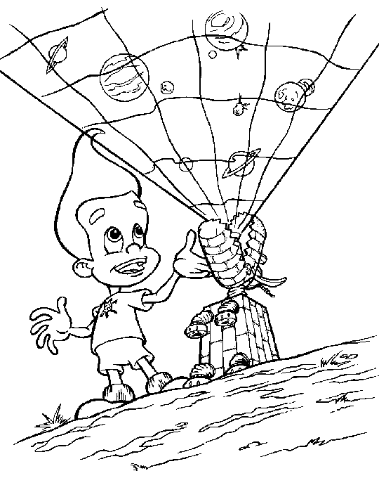 Jimmy Neutron Coloring Pages | Fantasy Coloring Pages
