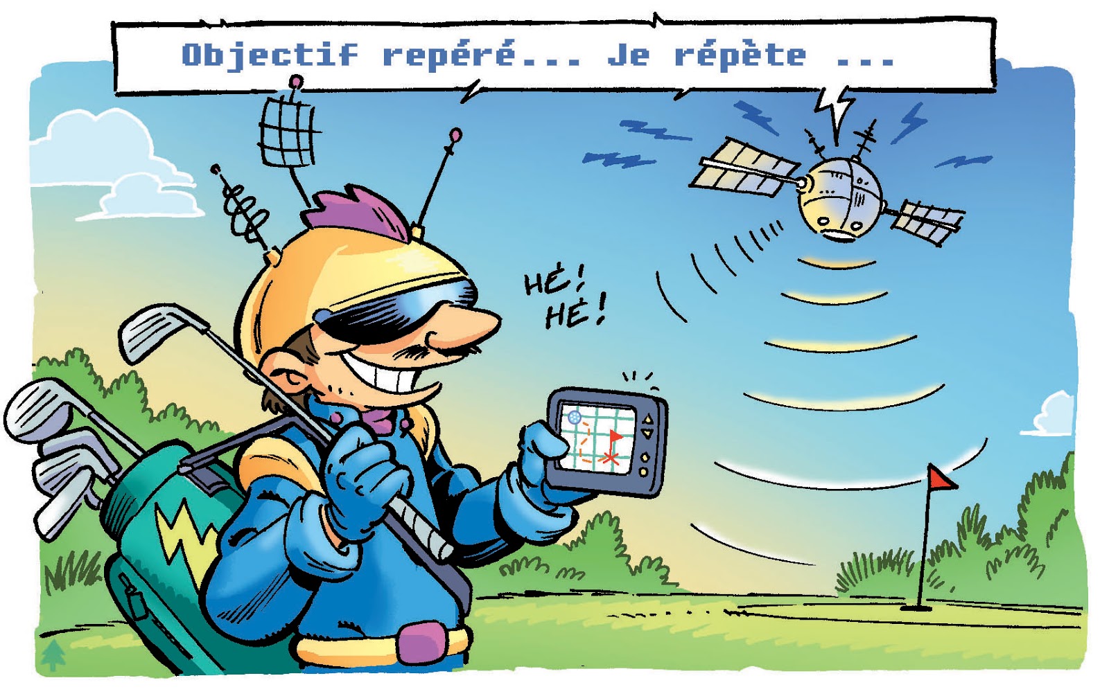 Francis SAPIN BD humoristiques: Golf Magazine (illustrations ... suite)