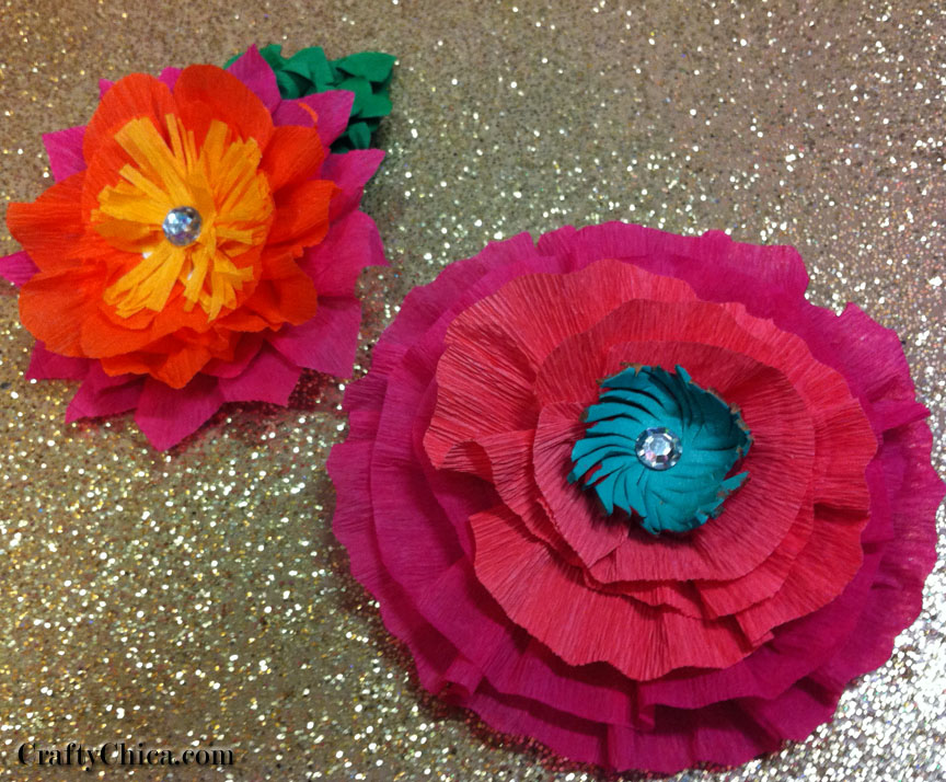 Easy Paper Flowers - Crafty Chica